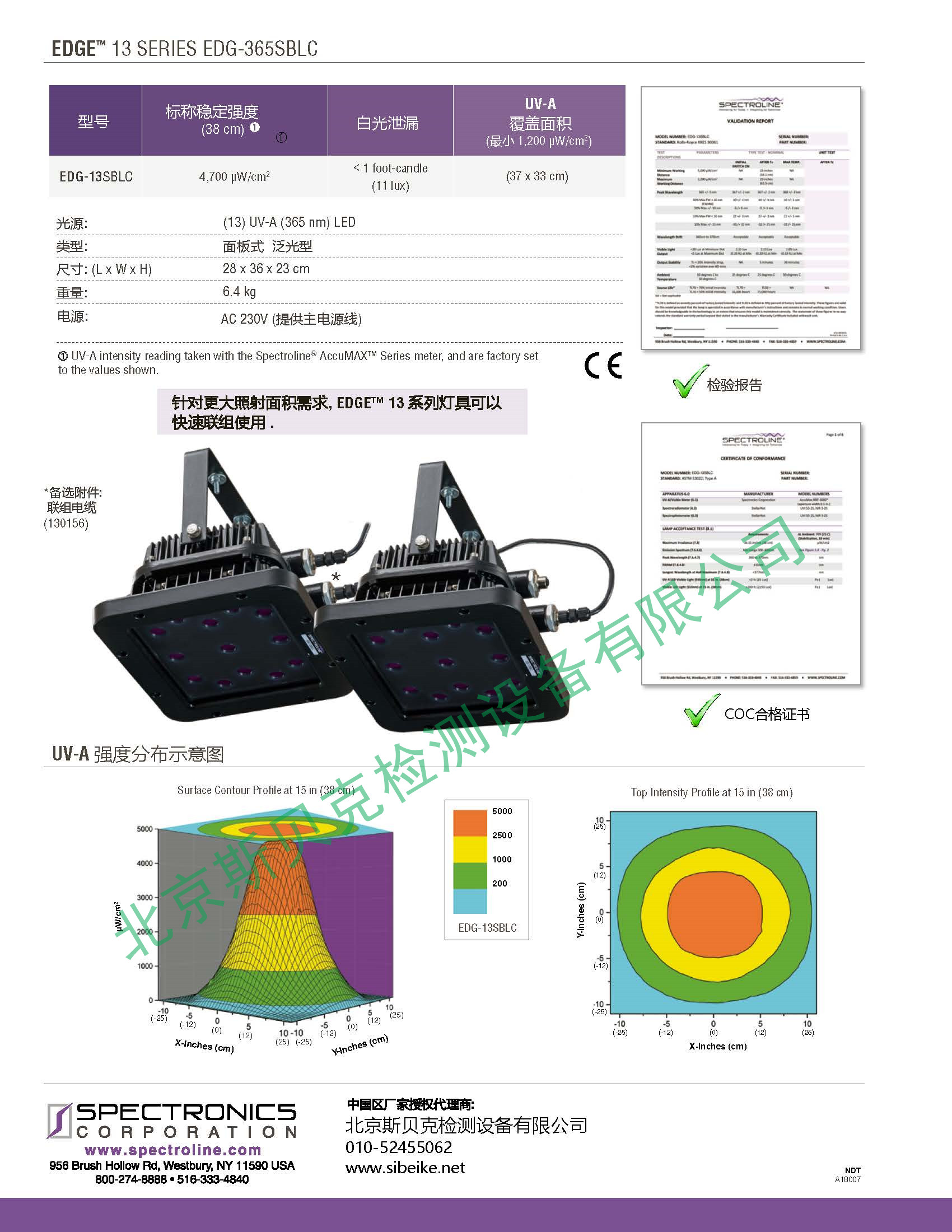 ASTM E3022 + RRES90061标准紫外灯-无损检测紫外灯-产品展示